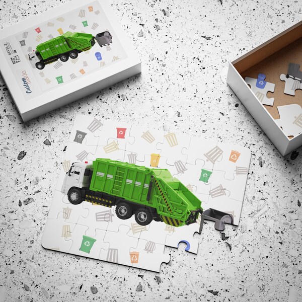 Garbage Truck Toy - Etsy UK