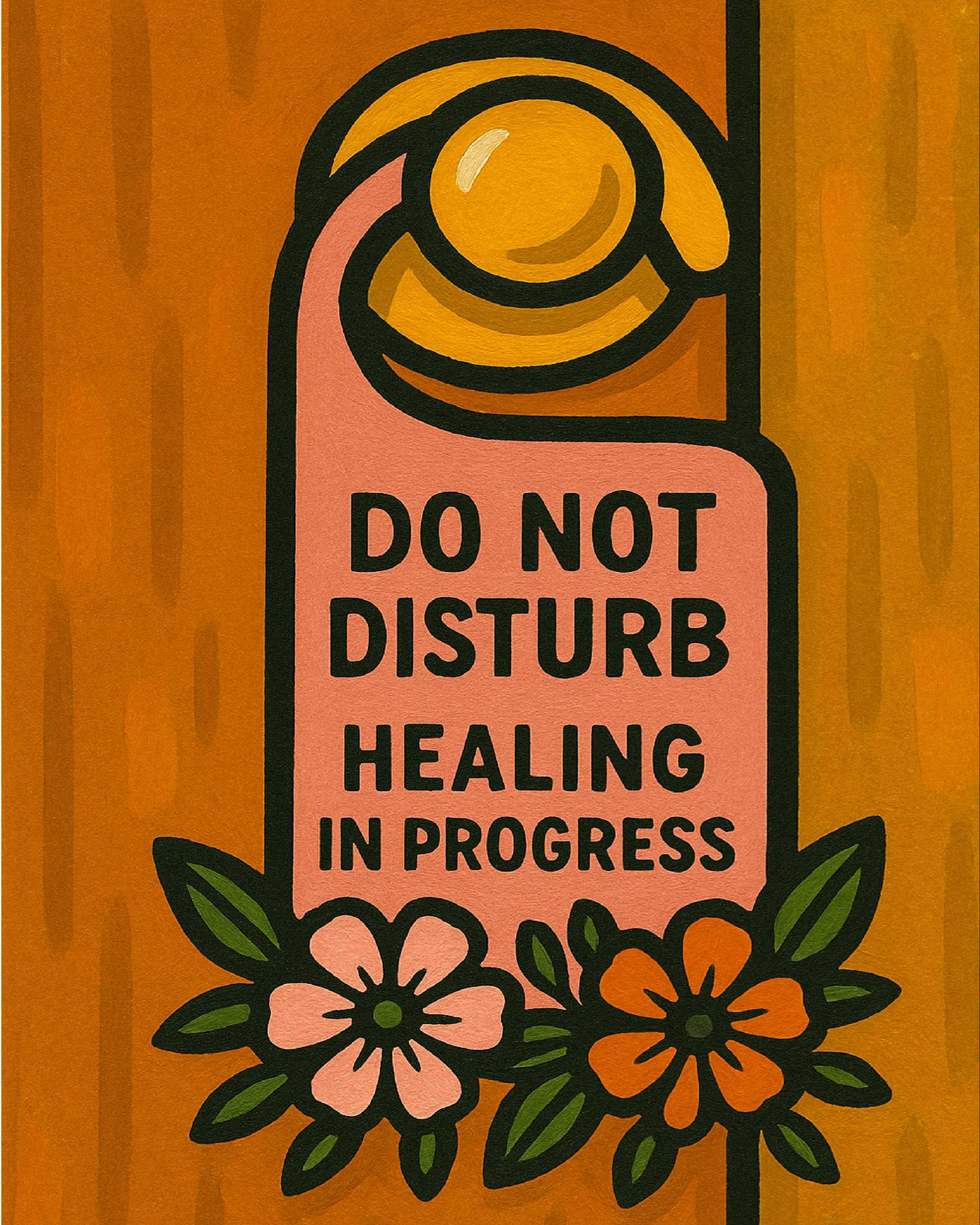 Self Care Sign for Women Printable|healing in Progress| Instant ...