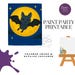 Cute Halloween Bat , DIY Paint Party,printable, Instant Digital ...
