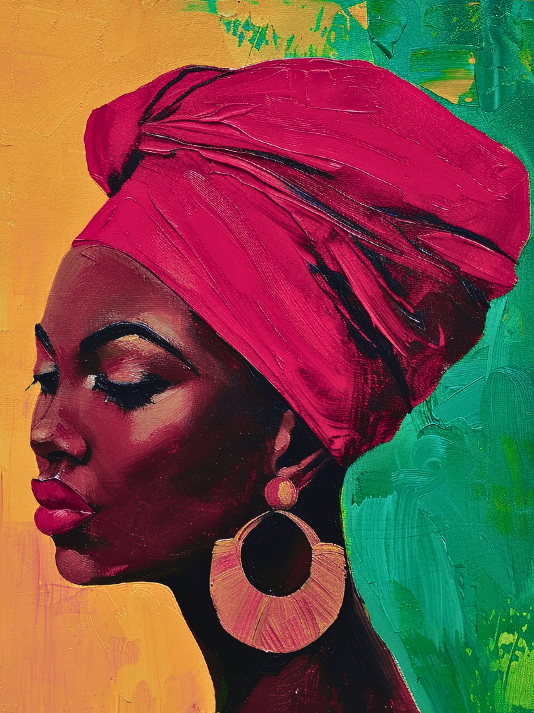 DIY Juneteenth Paint Party Printable, Pre-drawn Soulful Queen Instant ...