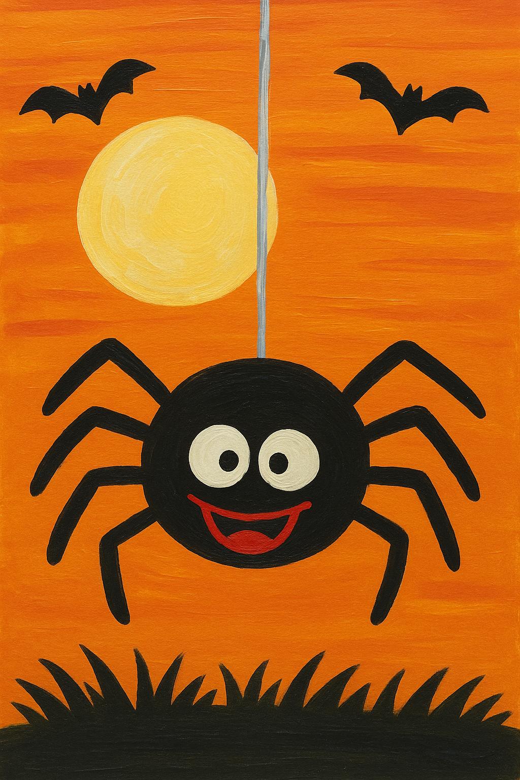 Silly Spider DIY Paint Party Printable| Digital PNG Download|halloween ...