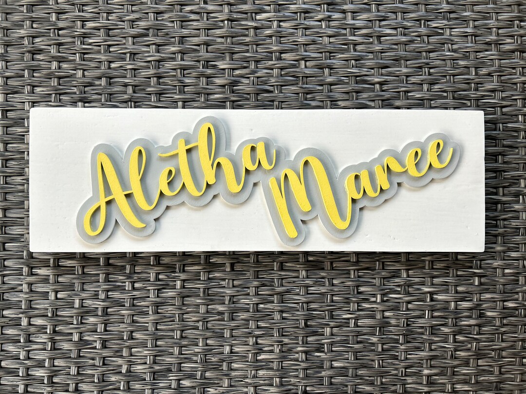 Personalized Name Sign - Etsy