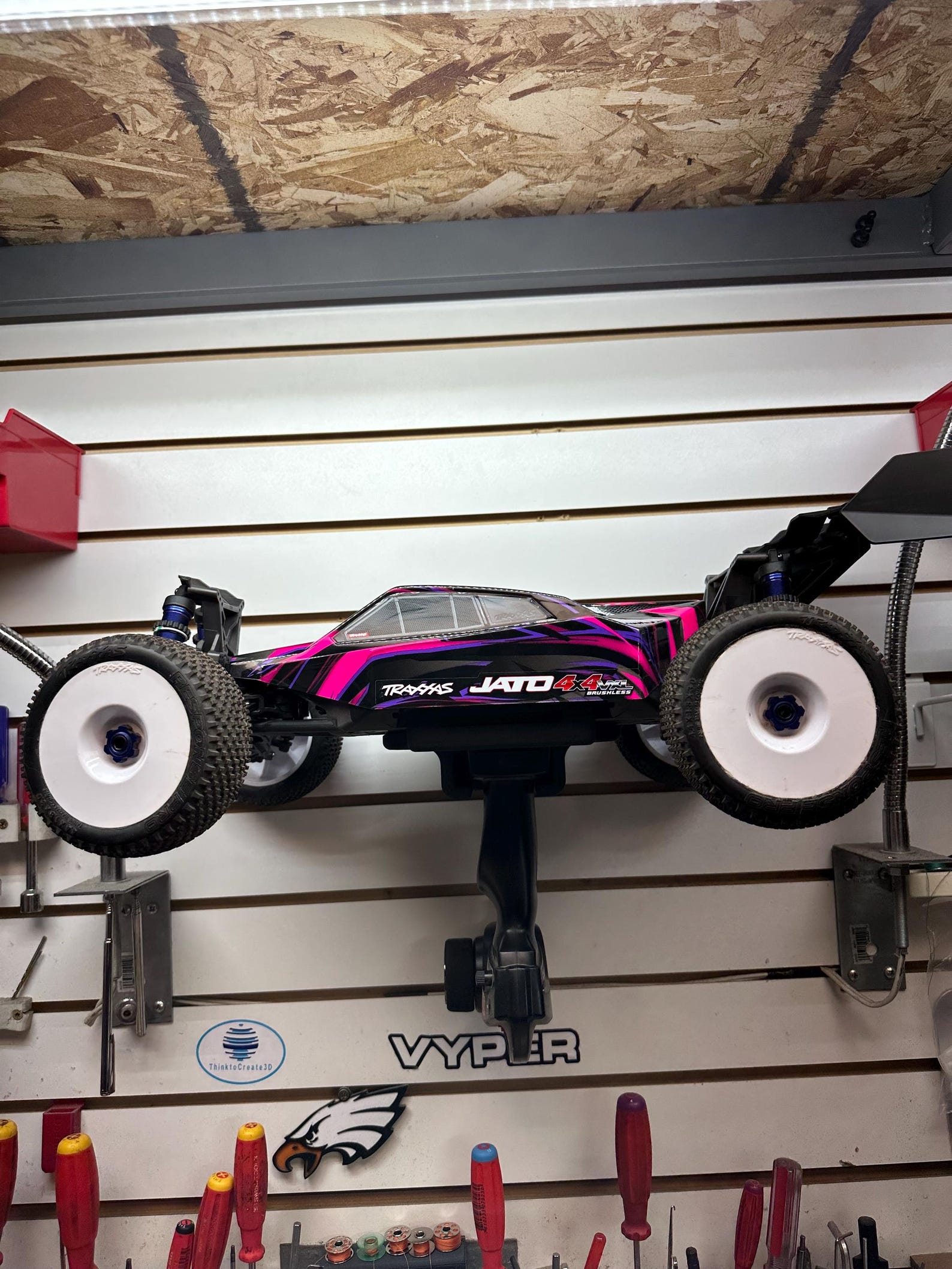 Wall Mount for the Traxxas Jato 4x4 VXL 1/10 Buggy and Transmitter - Etsy