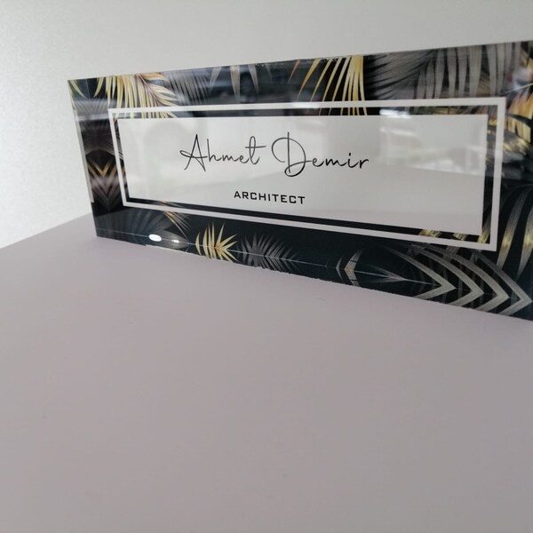 Plexi Glass Name Sign - Etsy