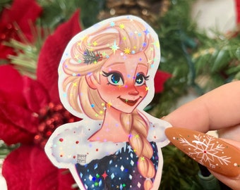 Frozen Elsa Sticker, Disney Elsa Sticker Decal - Etsy