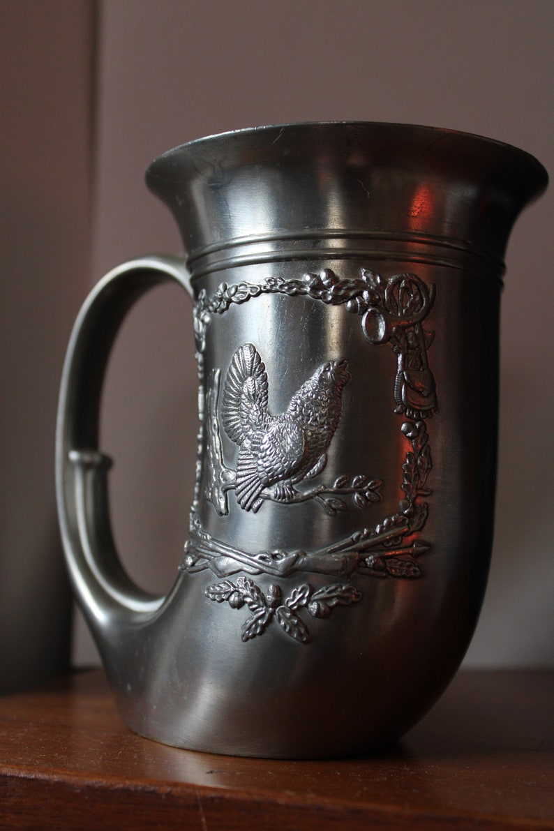 Vintage BMF Zinn Pewter French Horn Trumpet Cup - Etsy