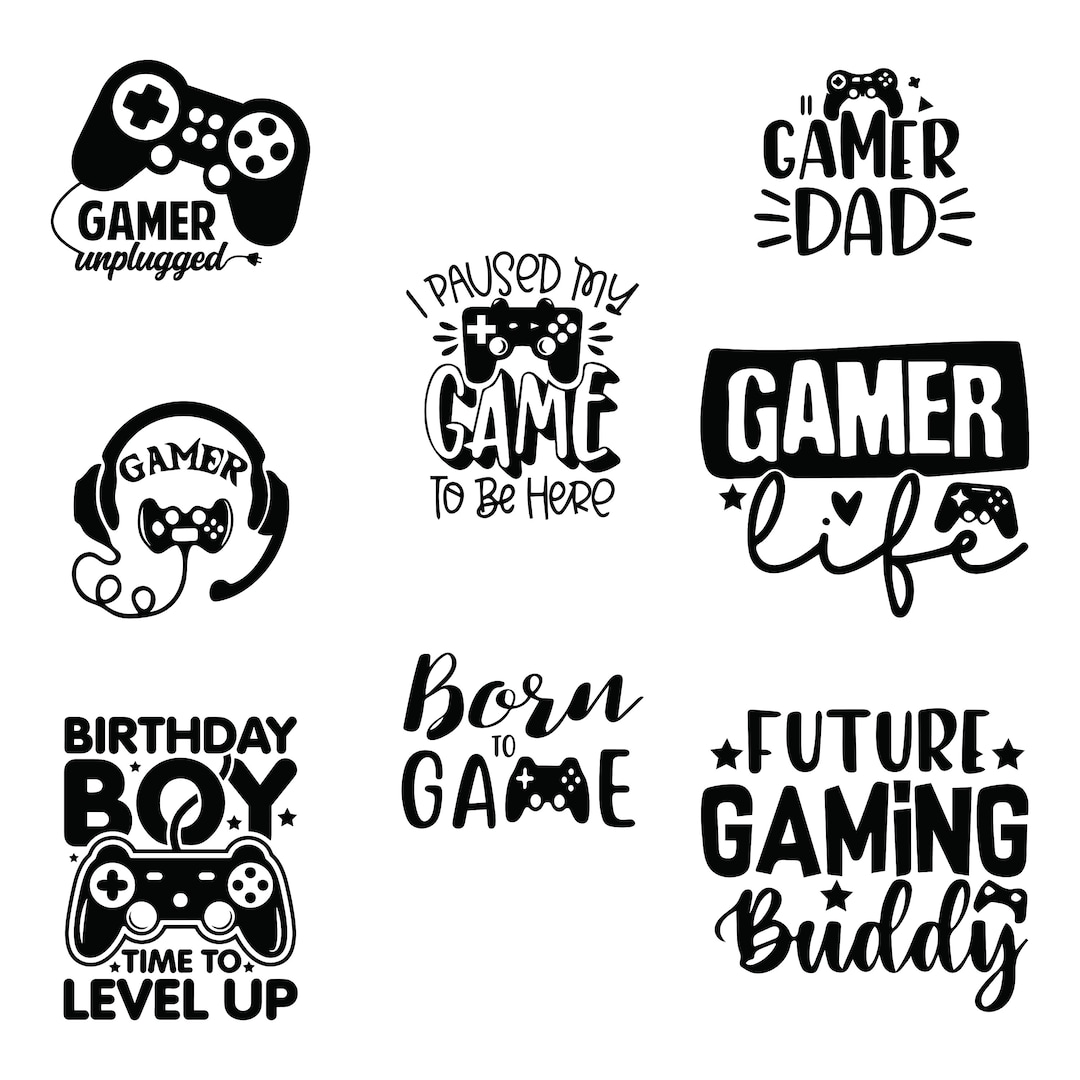 Gamer Svg, Gamer Svg Bundle, Gaming Svg Bundle, Funny Gamer Sayings Svg ...