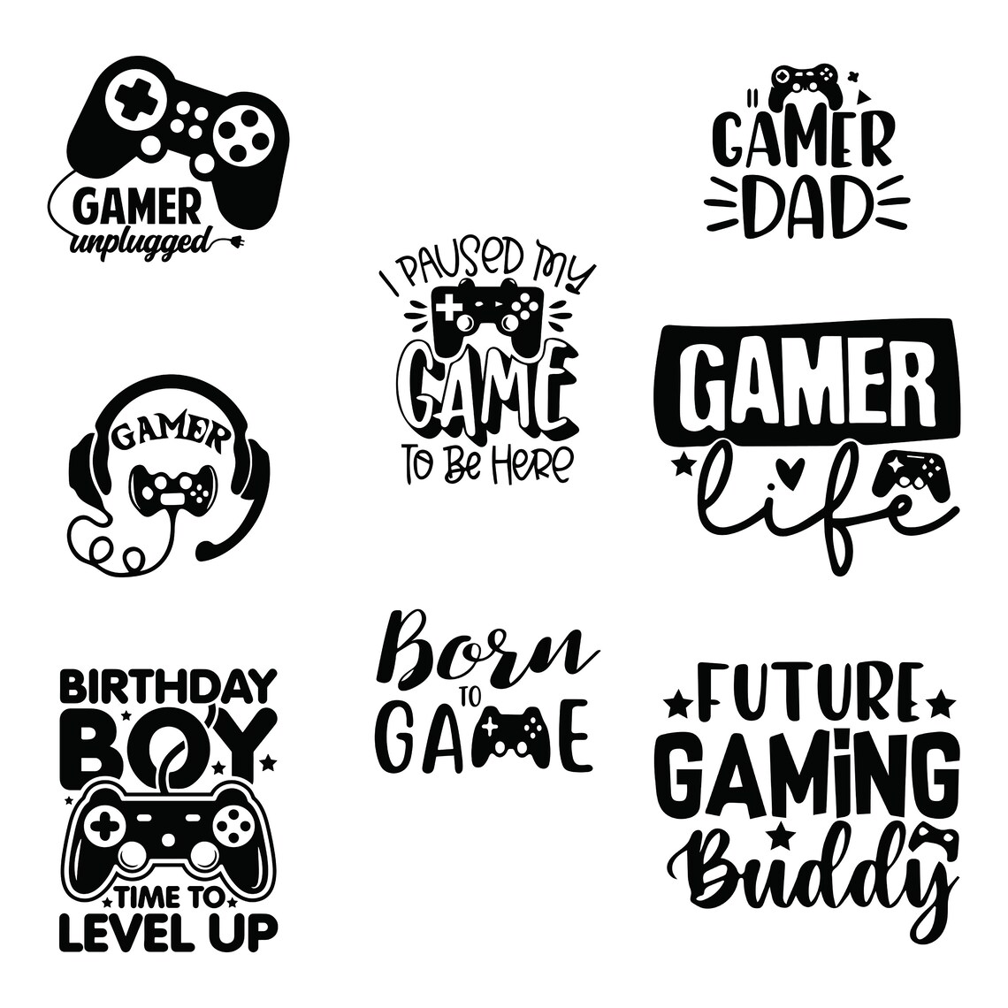 Gamer Svg, Gamer Svg Bundle, Gaming Svg Bundle, Funny Gamer Sayings Svg ...