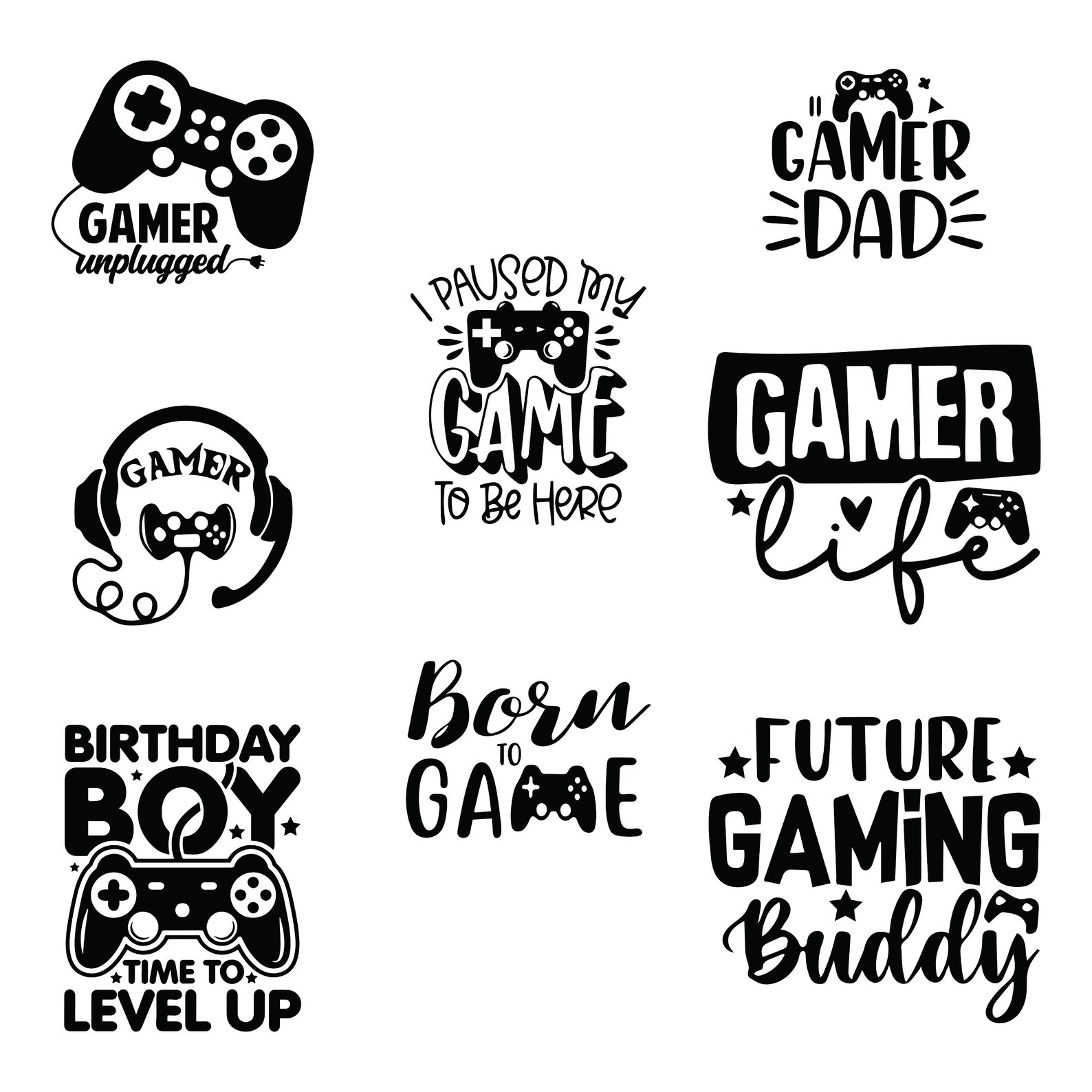 Gamer Svg, Gamer Svg Bundle, Gaming Svg Bundle, Funny Gamer Sayings Svg ...