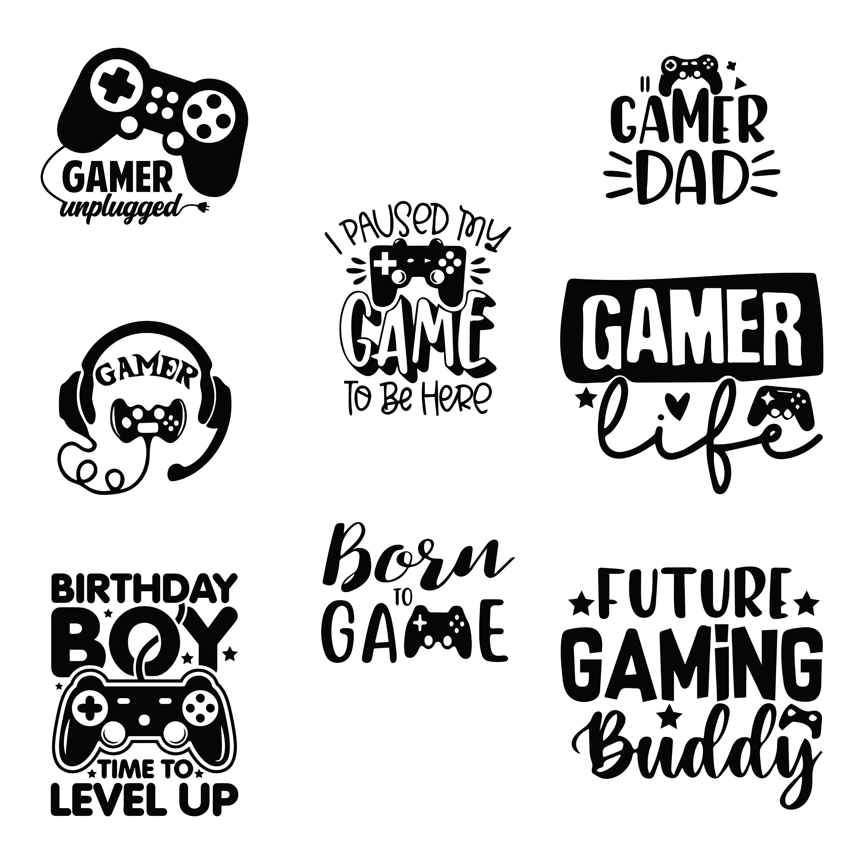 Gamer Svg, Gamer Svg Bundle, Gaming Svg Bundle, Funny Gamer Sayings Svg ...