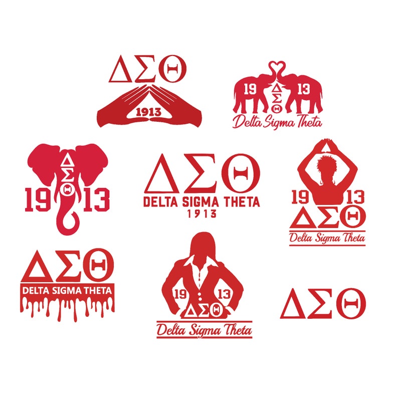 Delta Sigma Theta Svg Png, 1913 Hand Sign Cut File, Delta Sigma Theta ...