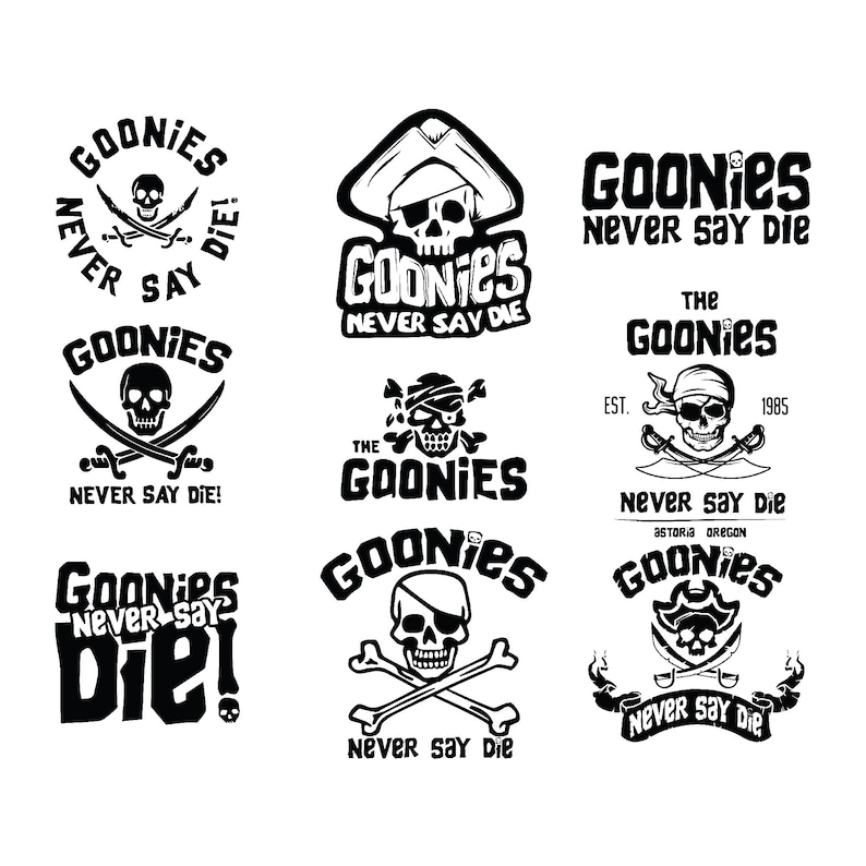 Goonies Never Say Die Svg Png, Goonies Inspired Svg, Goonies Png Svg ...