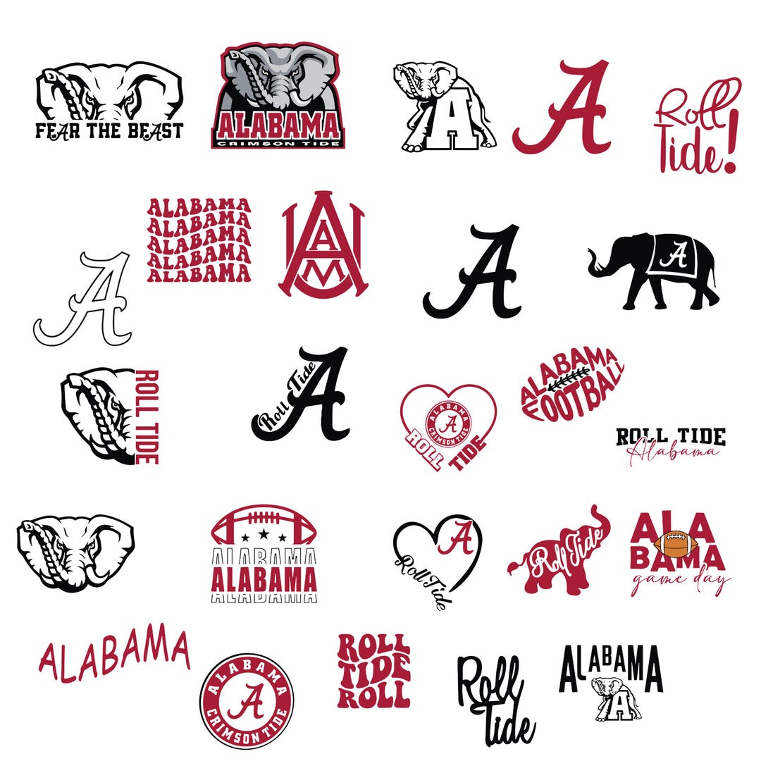 Roll Tide and Alabama SVG Bundle, Alabama PNG, Alabama Svg, Alabama Pdf ...