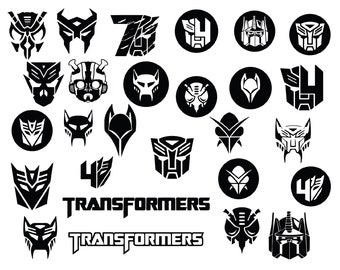 Transformers Svg, Transformer SVG Faces, Transformers Logo Layered SVG ...