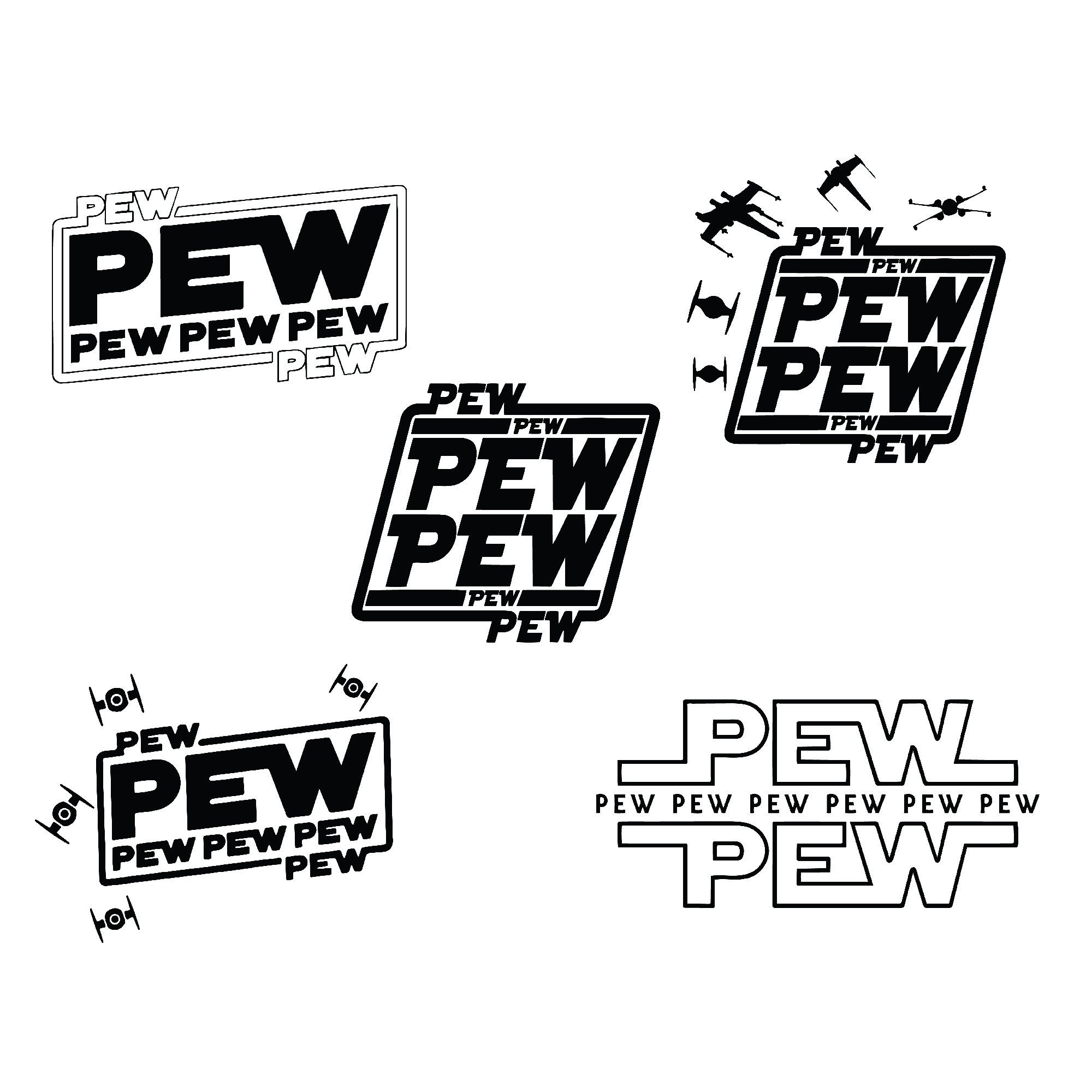 Pew Pew Pew SVG Star Wars SVG, Force With You SVG, Star Wars Svg, Star ...