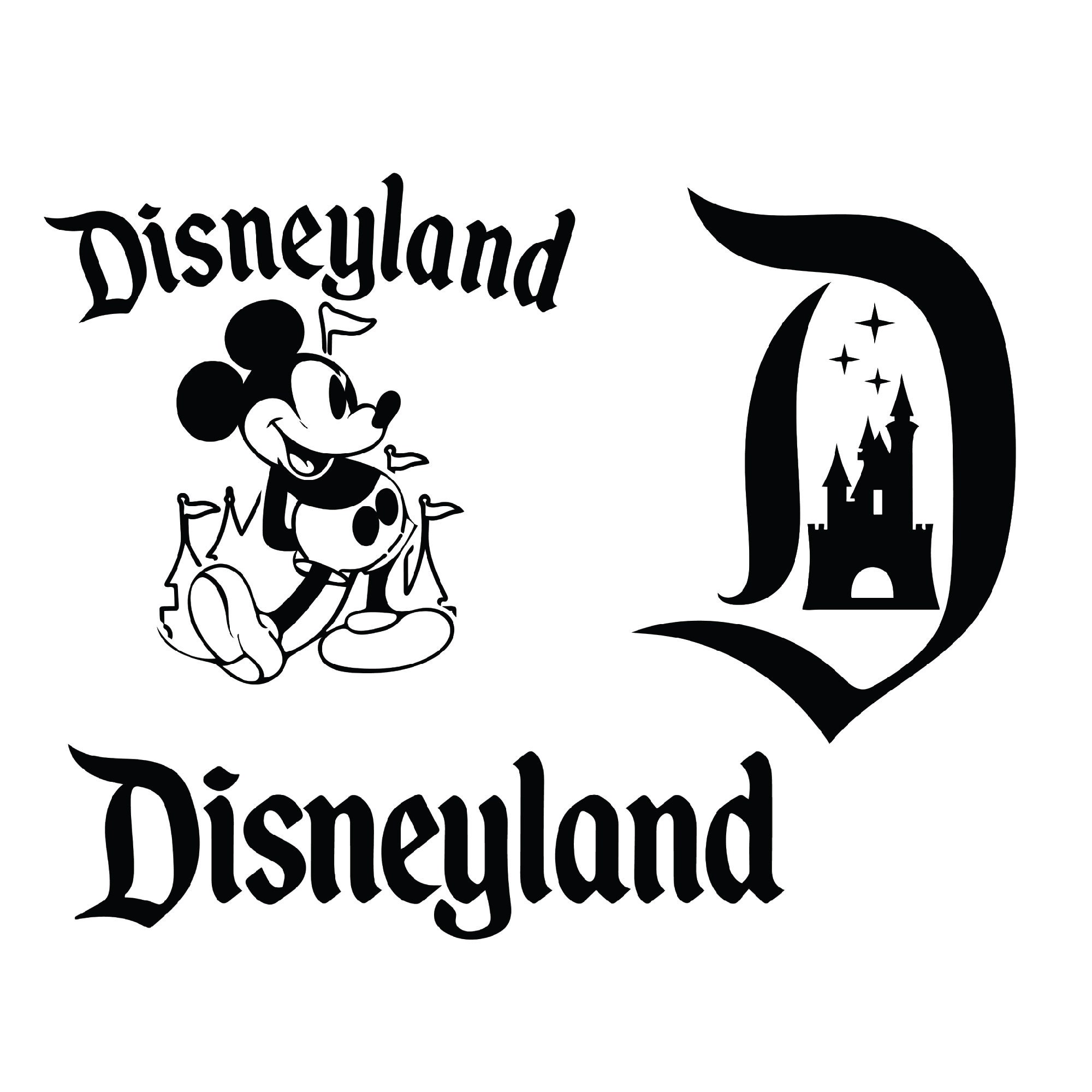 Disneyland Text SVG, Disneyland Alphabet SVG, Disneyland Font Svg ...