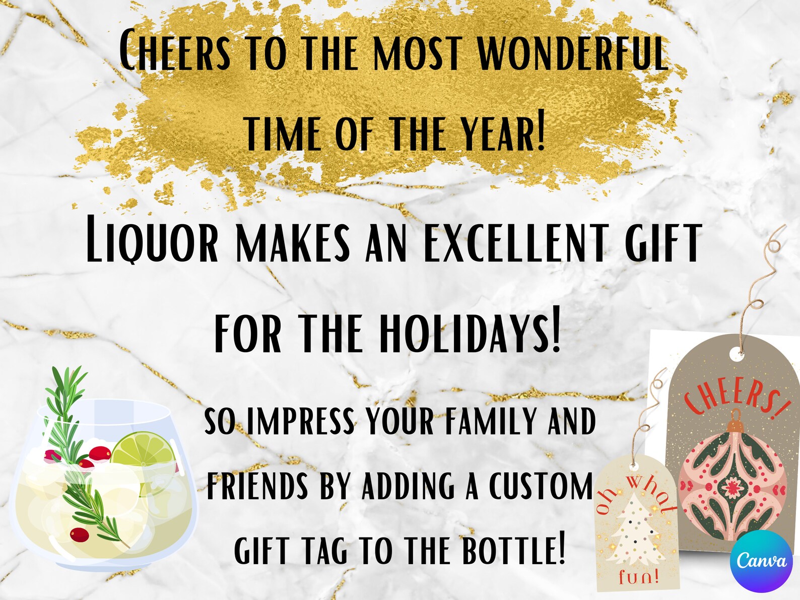 EDITABLE Christmas Gift Tags Printable Holiday Gift Tags - Etsy