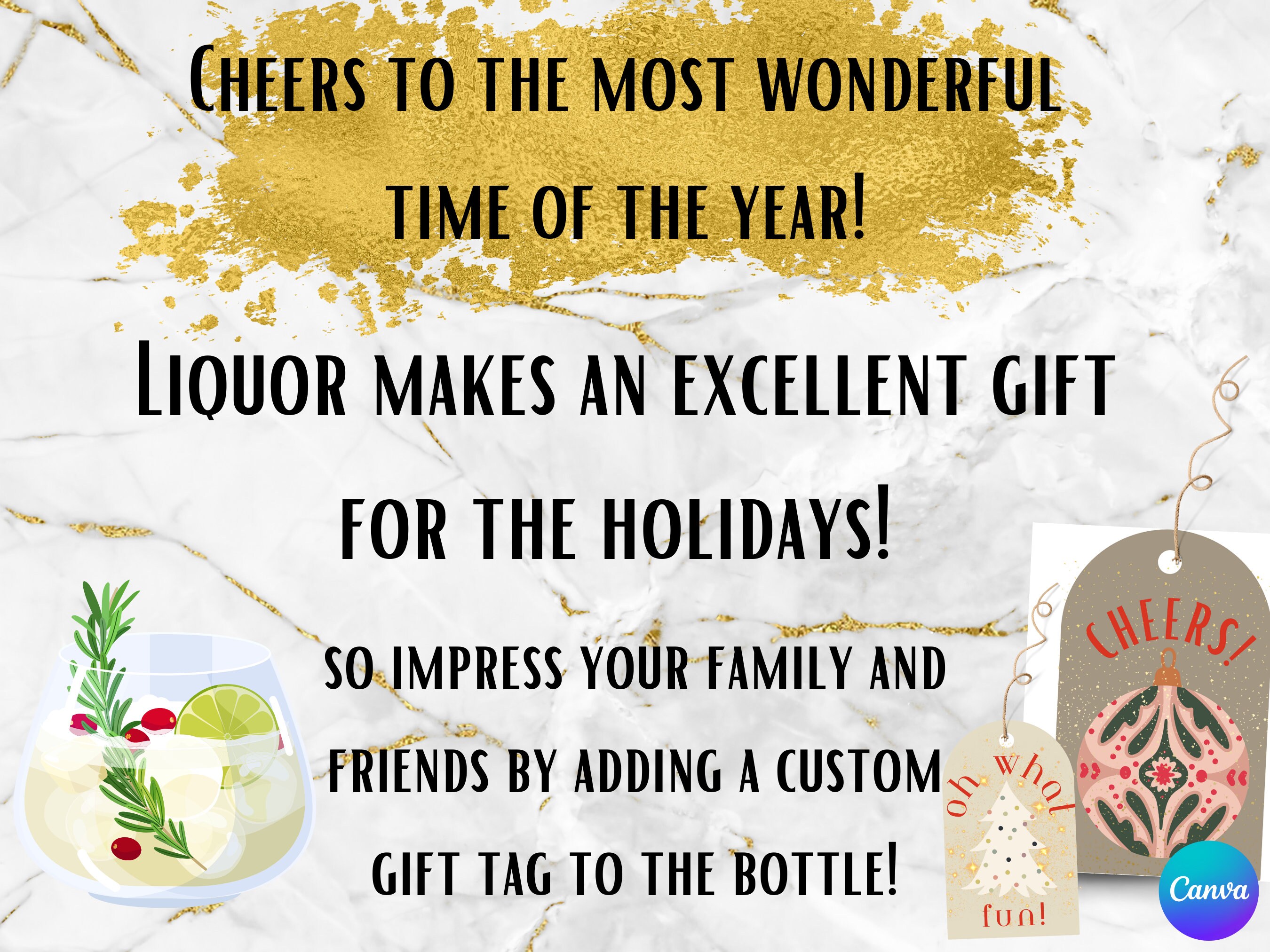 EDITABLE Christmas Gift Tags Printable Holiday Gift Tags - Etsy