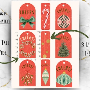 EDITABLE Christmas Gift Tags| Printable Holiday Gift Tags| Gift ...