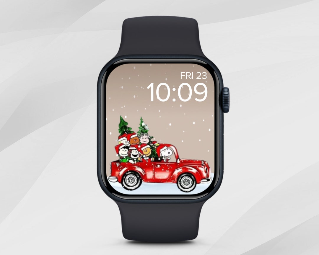 Christmas Apple Watch Wallpaper, Santa Apple Watch Face, Winter Apple ...