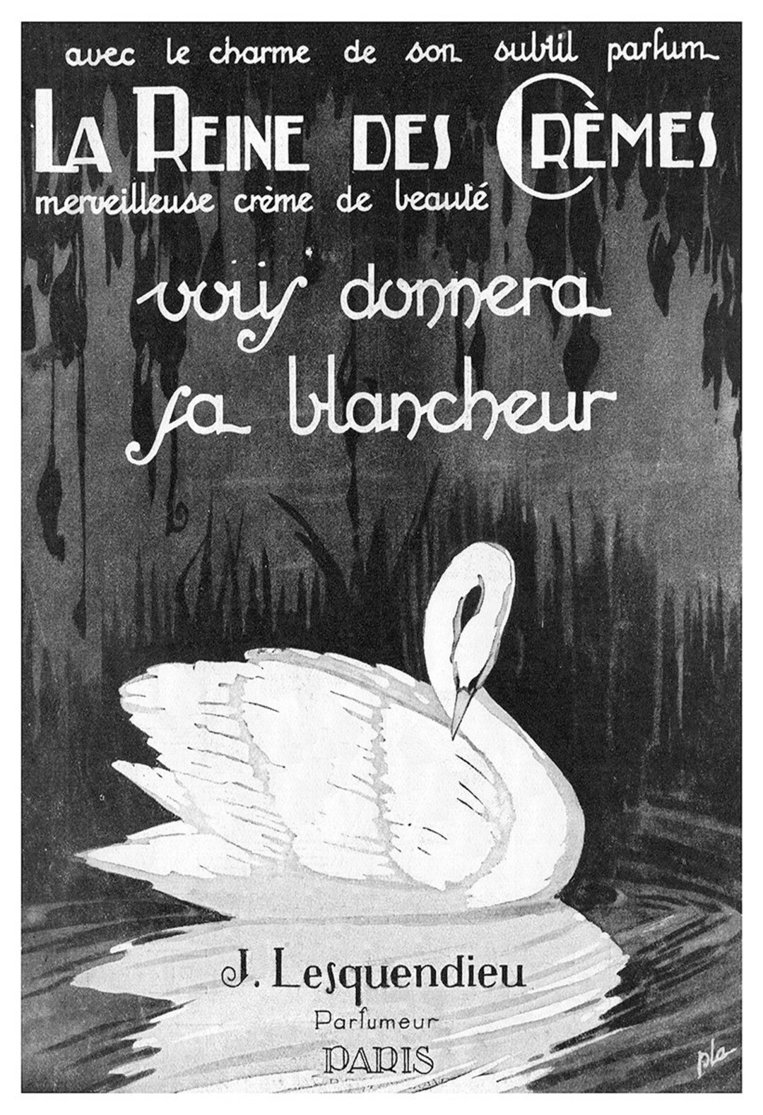 art-deco-elegant-swan-11-x-14-print-etsy