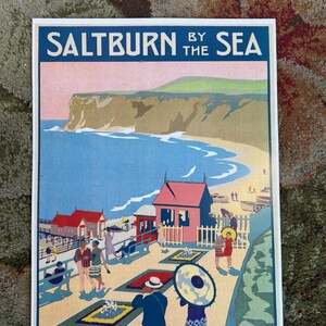 Saltburn by the Sea Print - Etsy
