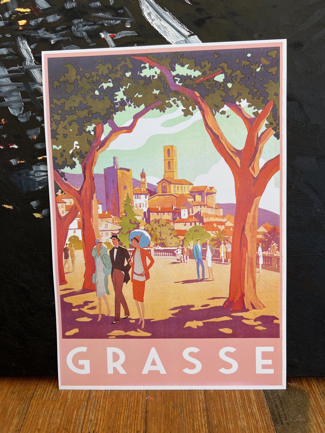 Grasse Travel Poster - Etsy