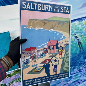 Saltburn by the Sea Print - Etsy
