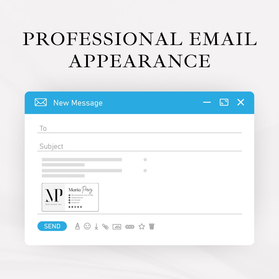 MEGA EMAIL SIGNATURE Bundle, Email Signature Templates, Canva Signature ...