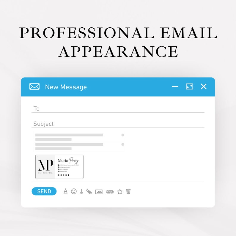 MEGA EMAIL SIGNATURE Bundle, Email Signature Templates, Canva Signature ...