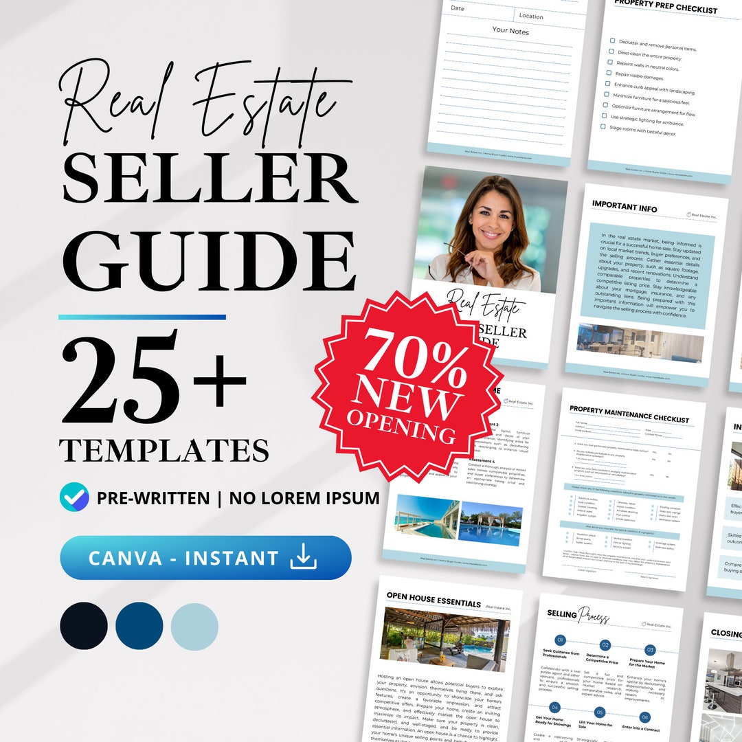 Real Estate Home Seller Guide, Real Estate Seller Guide, Home Seller ...