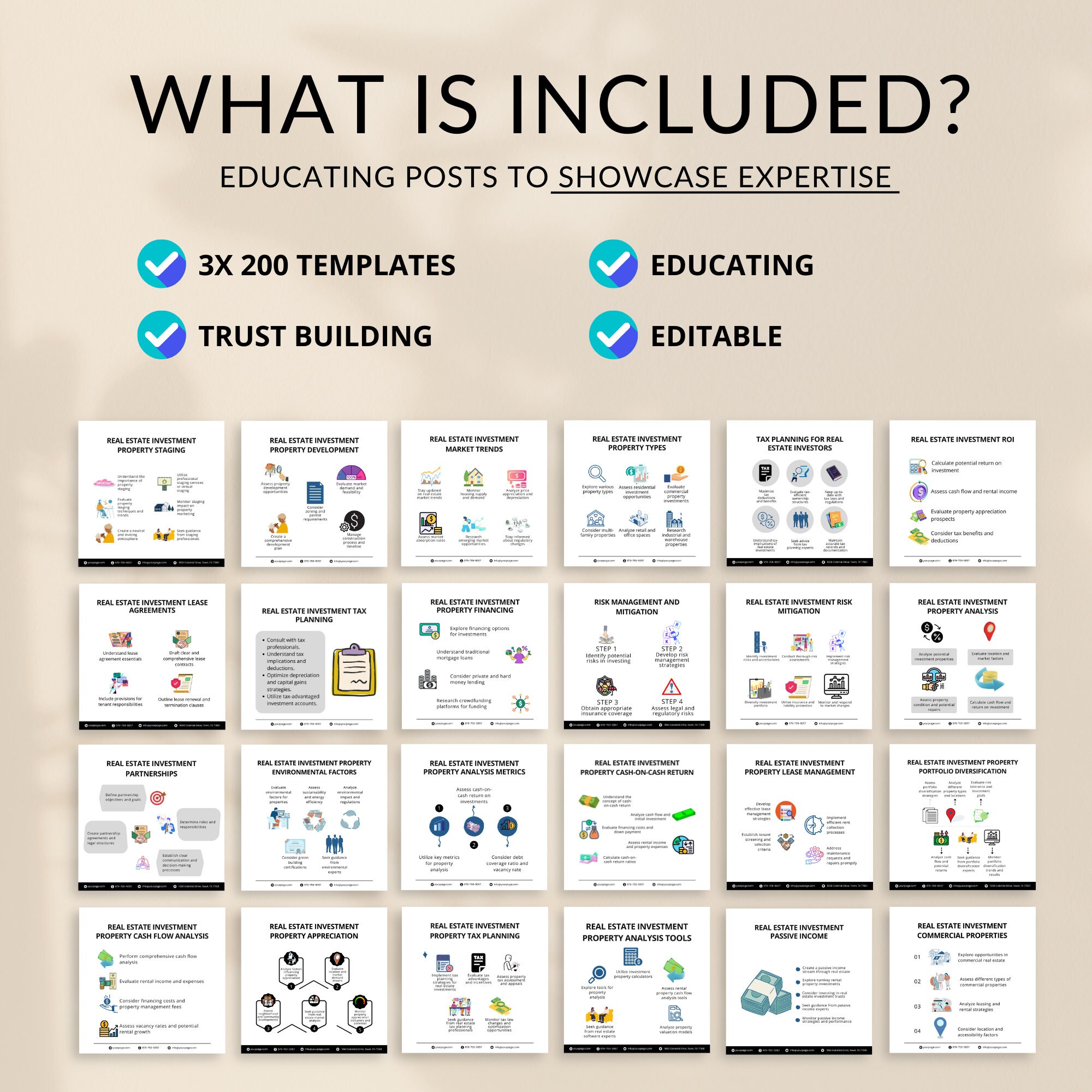 Infographics Instagram, Instagram Canva Real Estate, Estate Infographics, Realtor Infographics ...