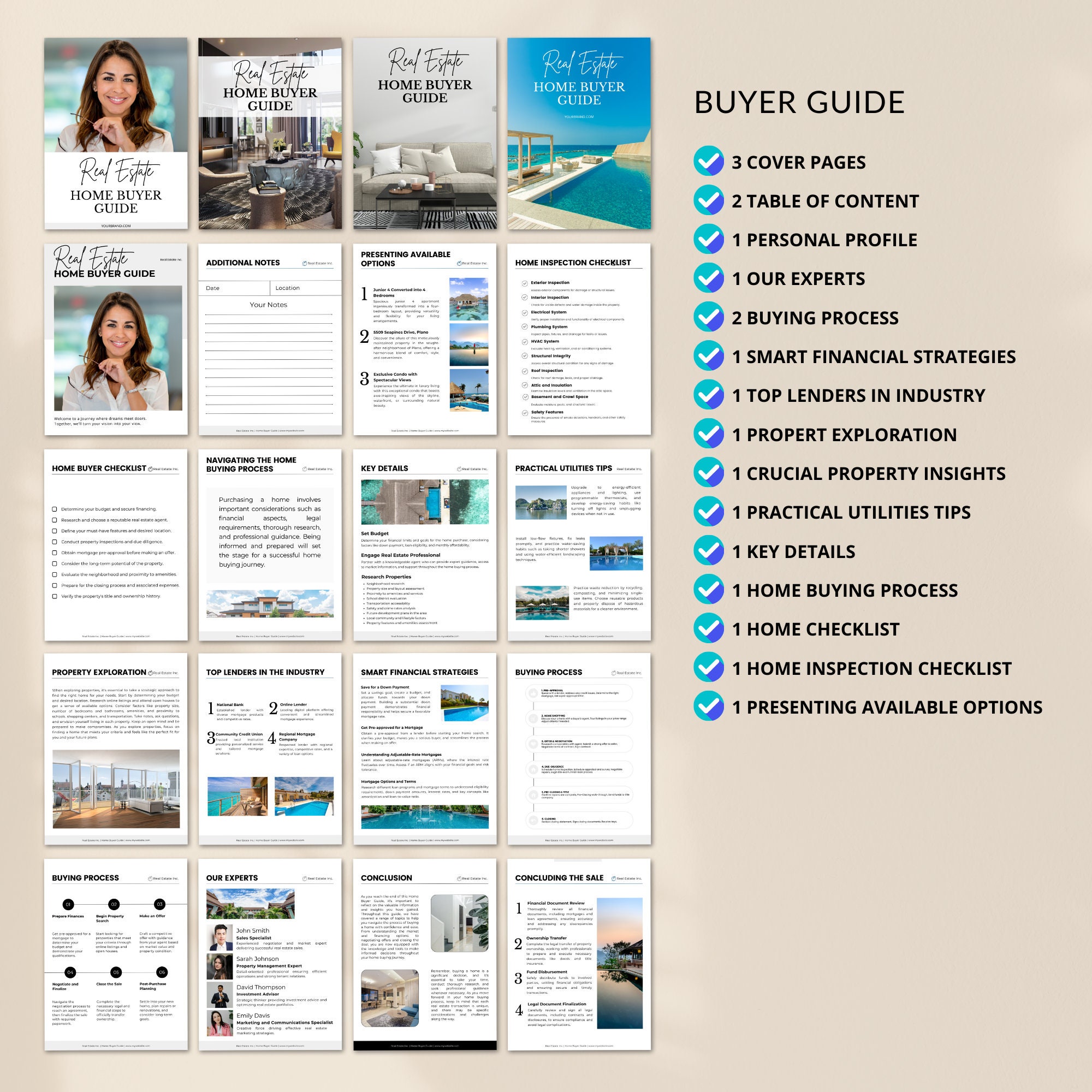 Home Buyer Guide, Real Estate Buyer Guide, Home Buyer Guide Canva ...