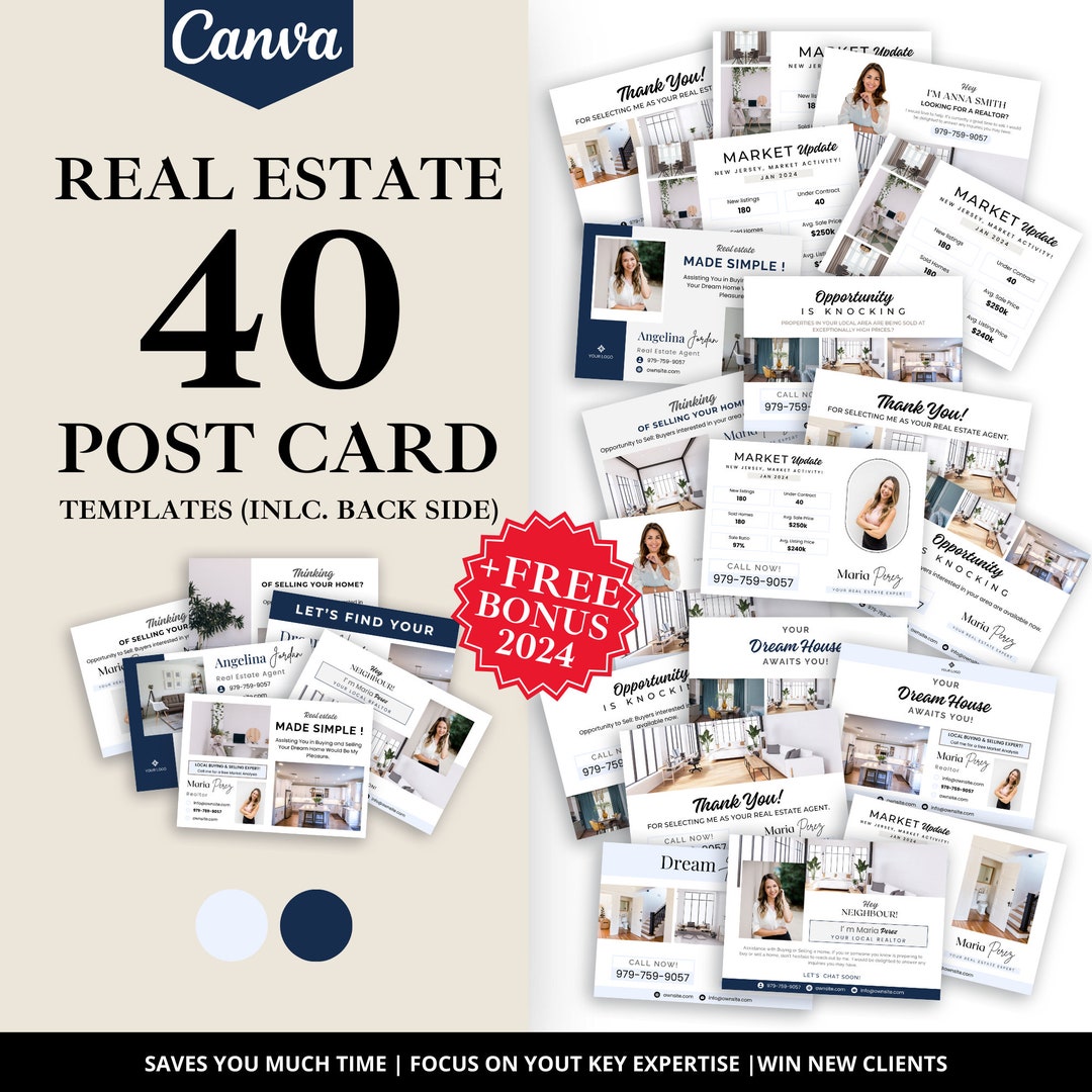 ULTIMATE BUNDLE: Real Estate Post Cards, Realtor Postcards,real Esate ...