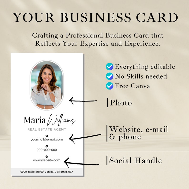 Digital Business Card Textable Real Estate Cards Real Estate - Etsy