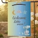 Welcome Baby Boy Garden & House Banner, Welcome Little Man - Etsy