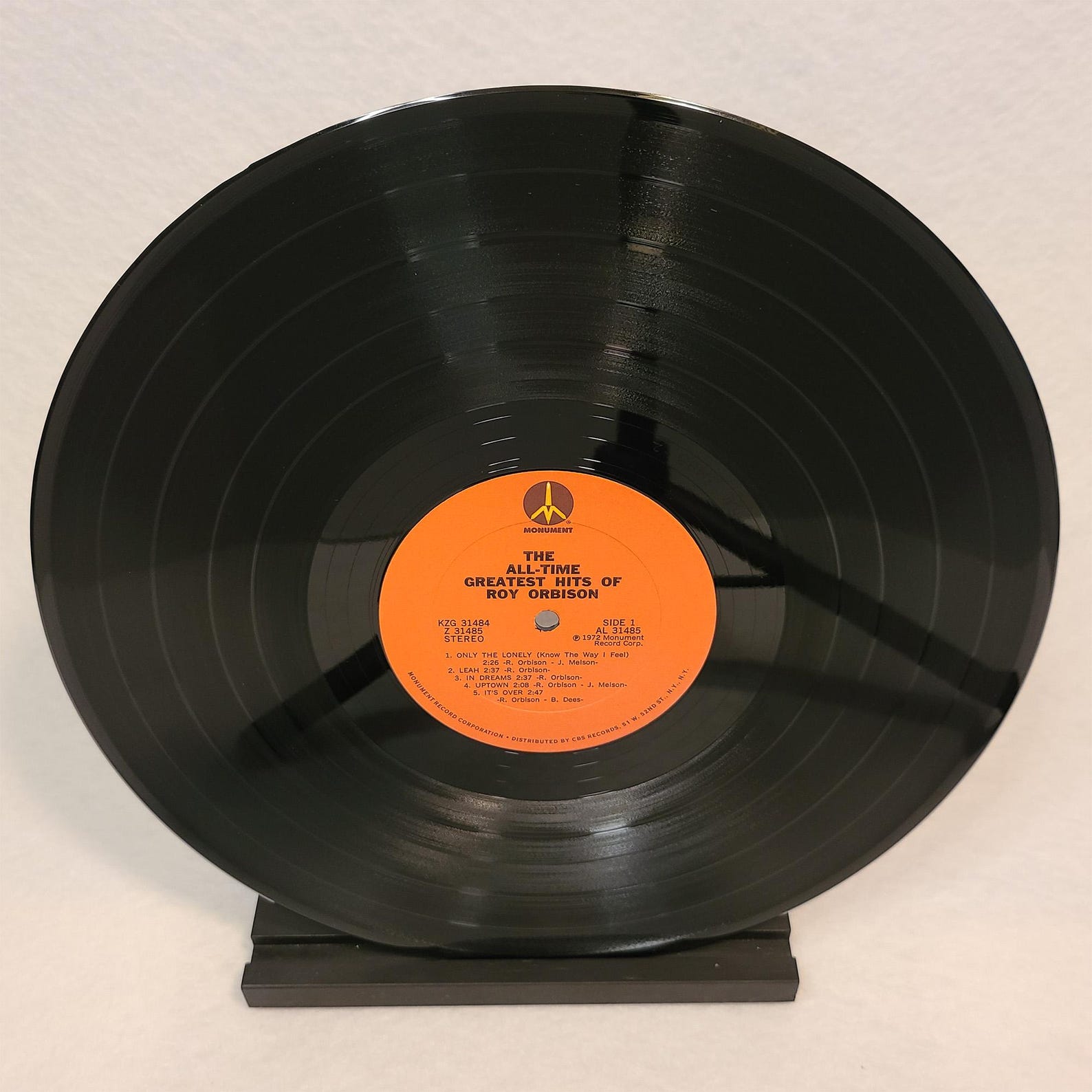 Original 1972 Promo, Roy Orbison - the All-time Greatest Hits of ...