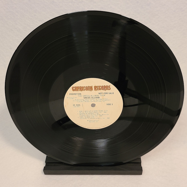 Vintage 1974 Promo, Gregg Allman - the Gregg Allman Tour | Capricorn ...