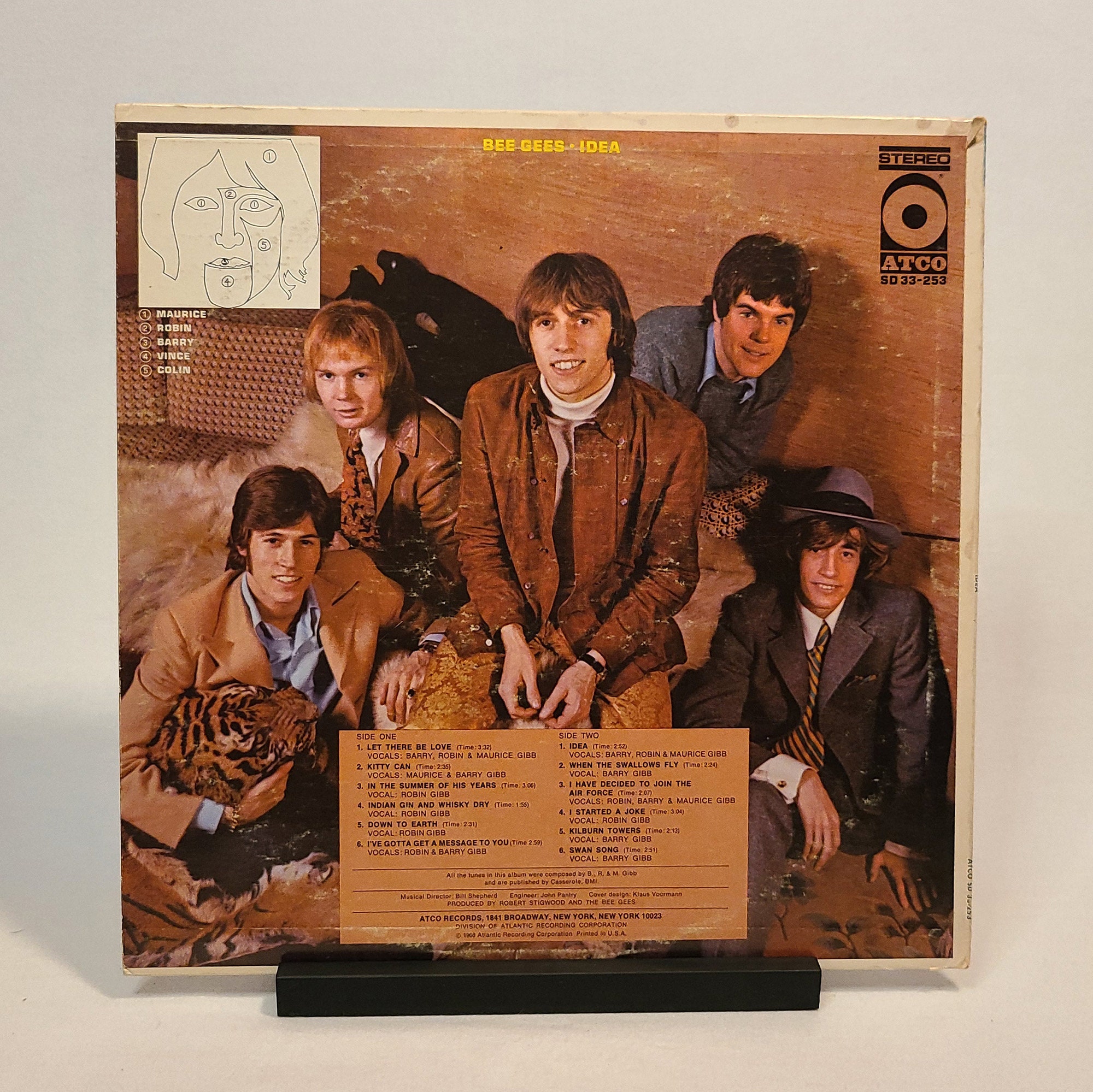 Vintage 1968, Bee Gees - Idea | ATCO Records, SD 33-253 - Etsy