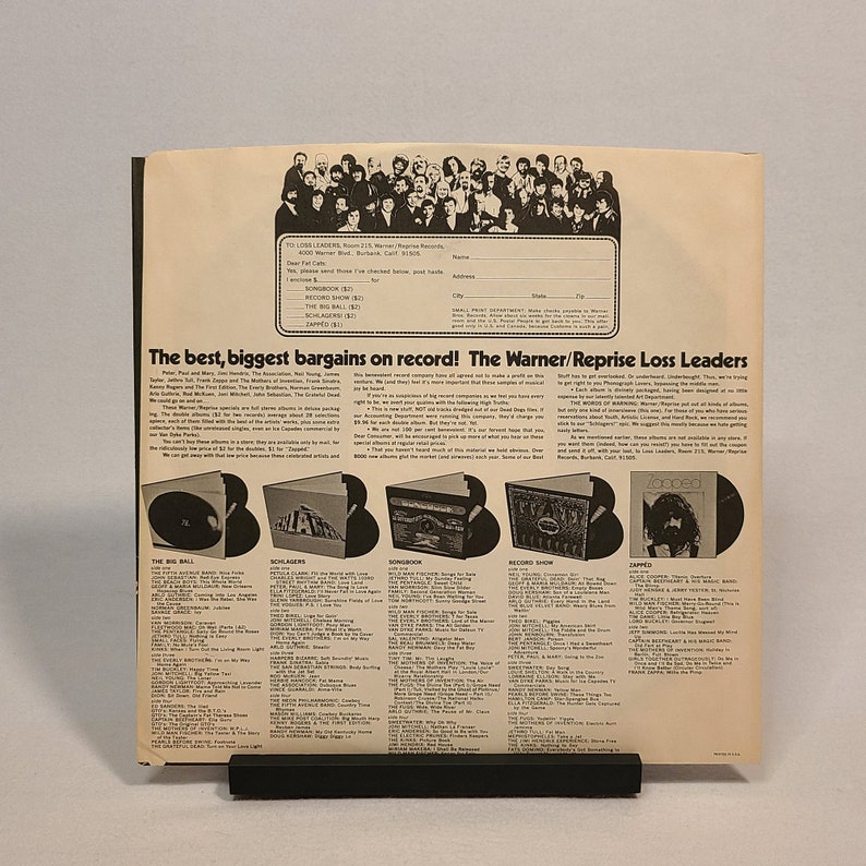 Original 1970 White Label Promo, Black Sabbath - Paranoid | Warner ...
