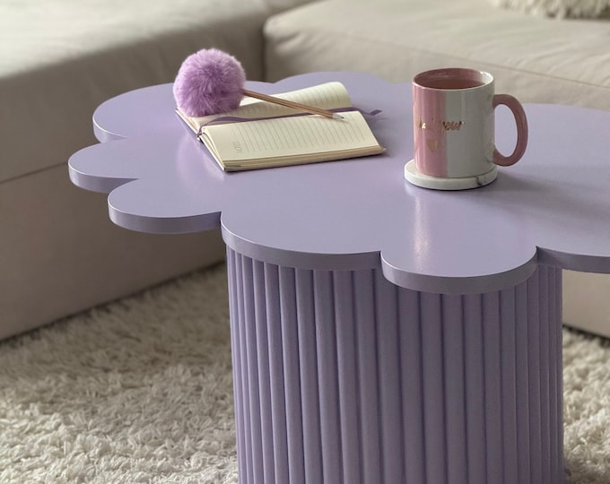 Coffee Table | Funky Table | Fluted Legs Table | Cloud-shaped Table ...