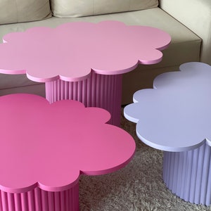 Coffee Table | Funky Table | Fluted Table | Cloud-shaped Table | Ribbed ...
