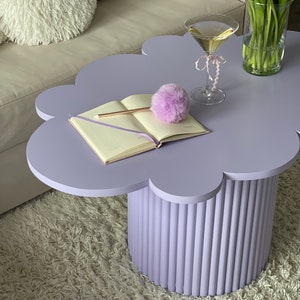 Coffee Table | Funky Table | Fluted Legs Table | Cloud-shaped Table ...