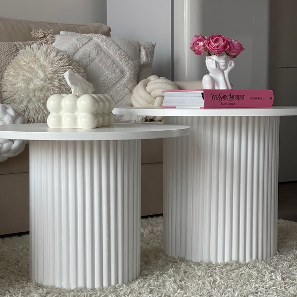 White End Table - Etsy