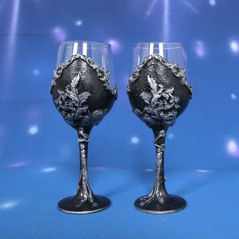 Wine Glasses Etsy