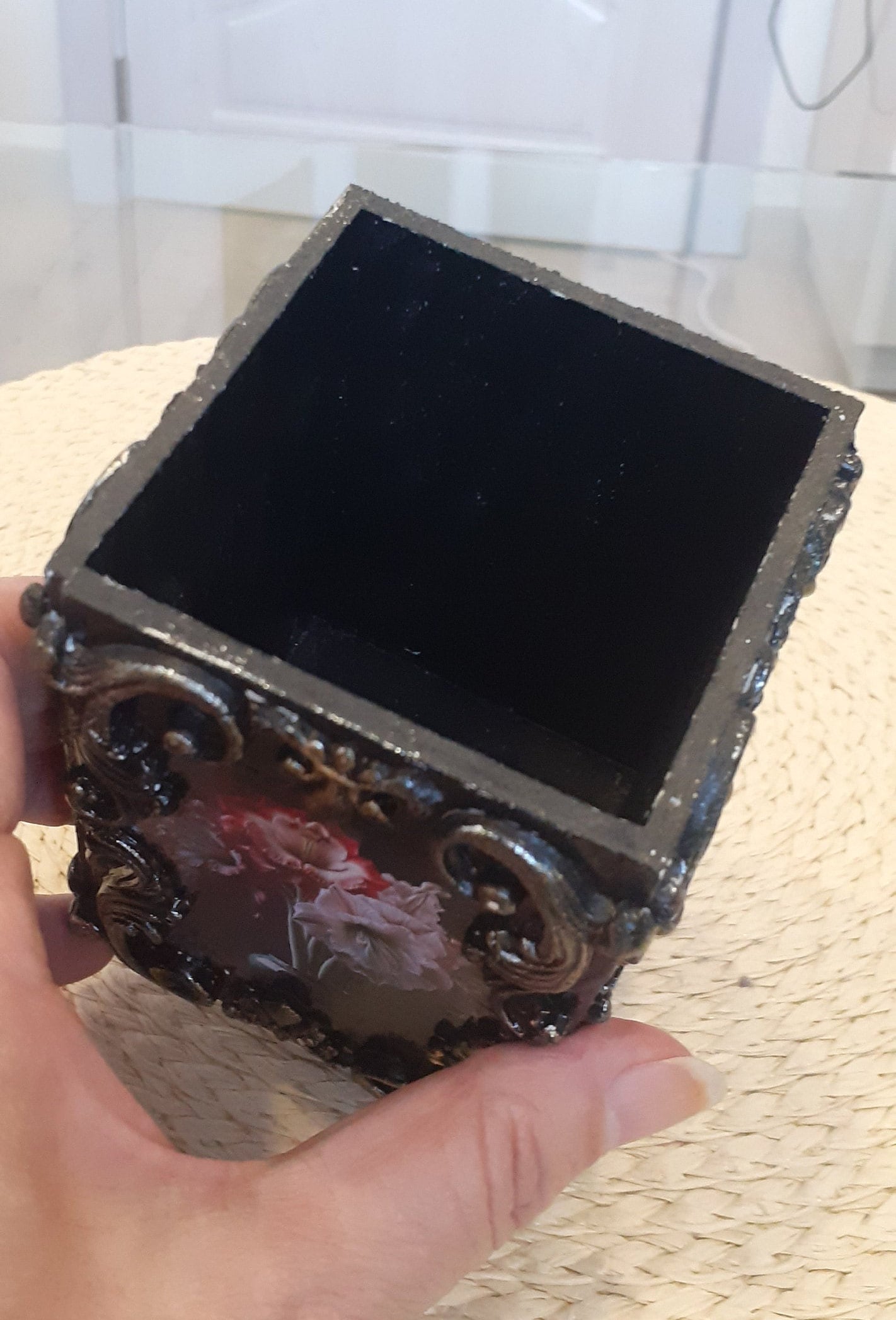 Magic of Flowers: Hand Decorated Wooden Box With Pencils and - Etsy