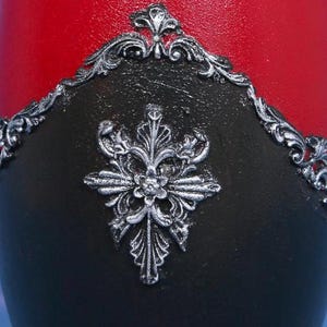 Resident Evil Village Hand Decorated Glass Vase Gift for Gamer Red ...