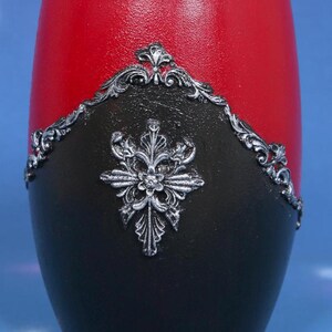 Resident Evil Village Hand Decorated Glass Vase Gift for Gamer Red ...