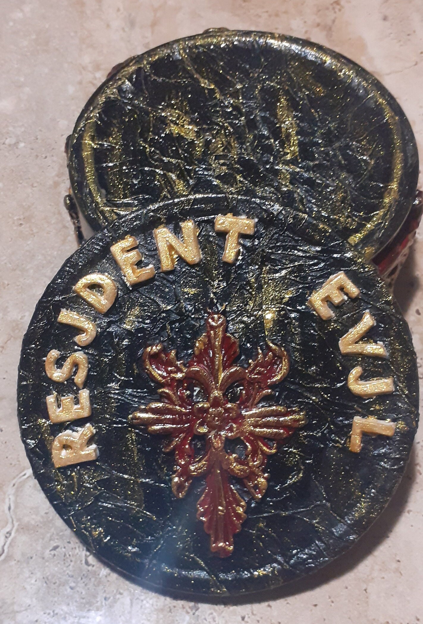 Resident Evil Village, Metal Box Hand Decorated, Memories, Handmade ...