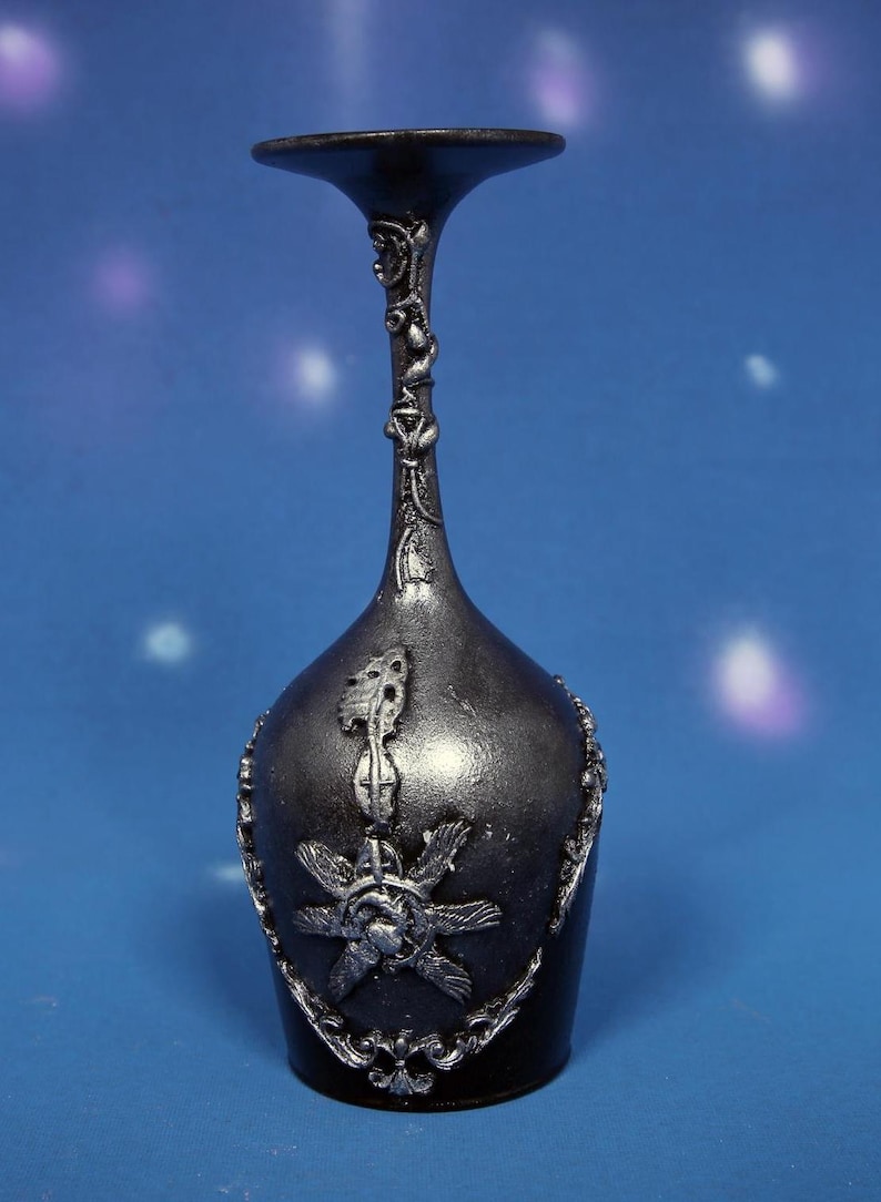 Resident Evil Village Handmade Decoration Decorated Wine Glass Keepsake ...